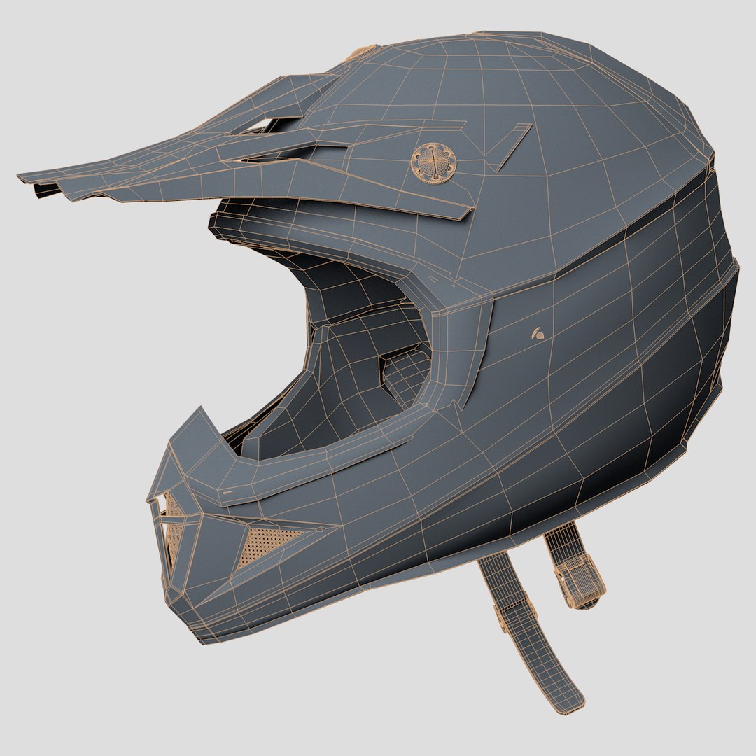 3D Motorcycle Helmet Model - TurboSquid 1578428