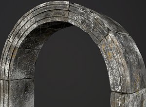 3D old brick arch - TurboSquid 1573245
