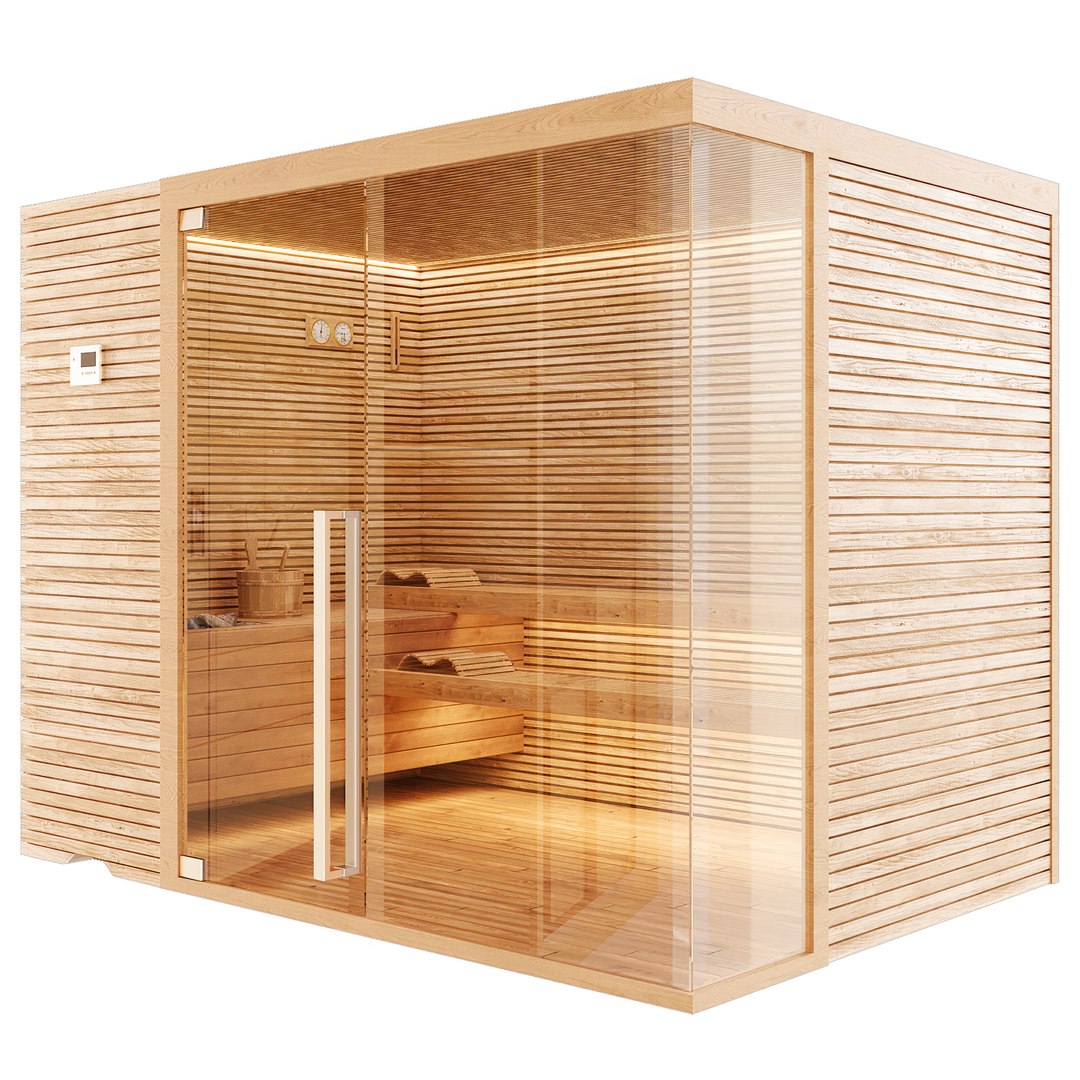 3D Model Finnish Bath Sauna Steam Room 3D Model - TurboSquid 2192003