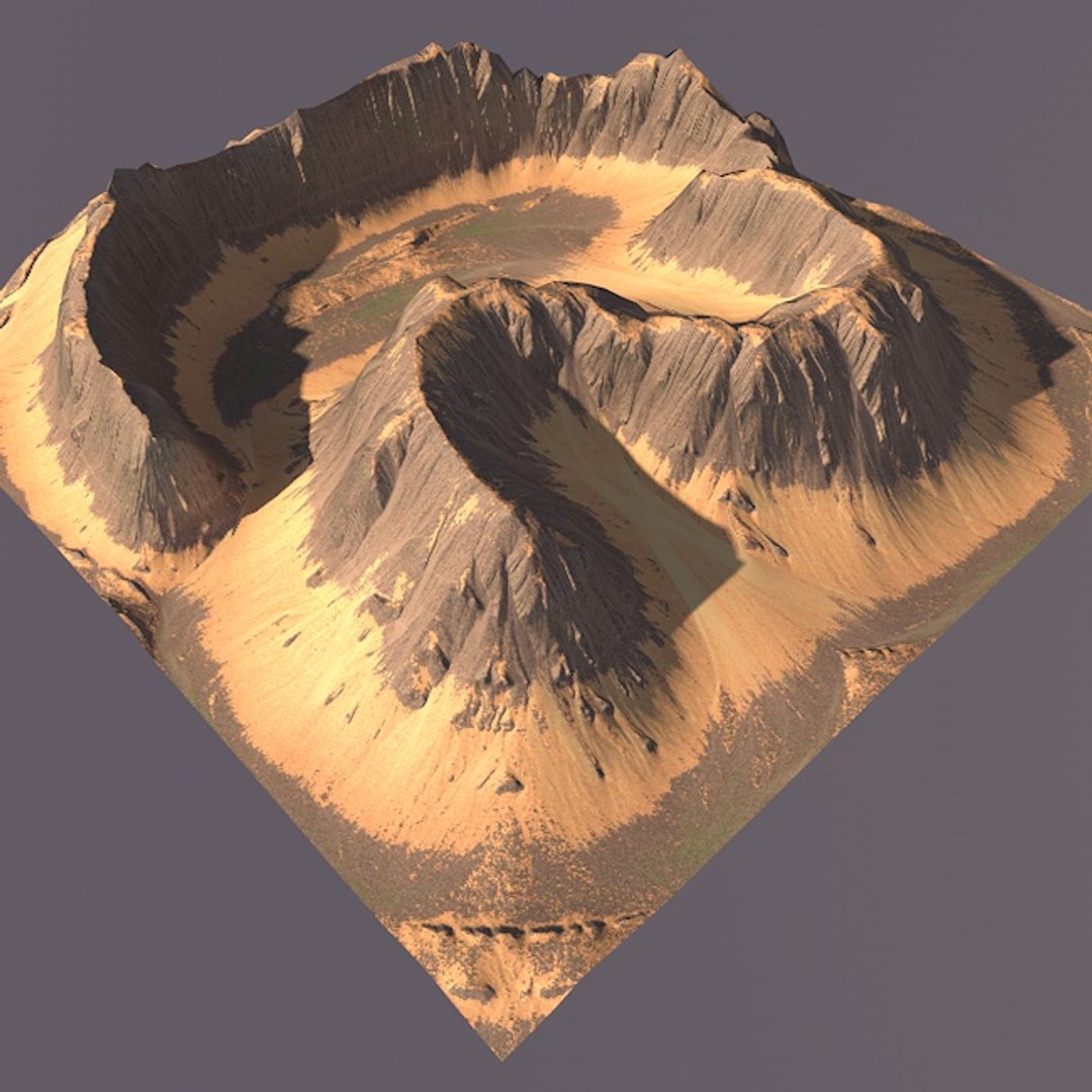 Mountain Maps Terrain 3d Max