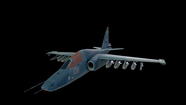 Sukhoi Su-25 3D Models for Download | TurboSquid