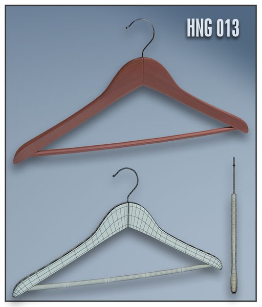 3d model clothes hanger