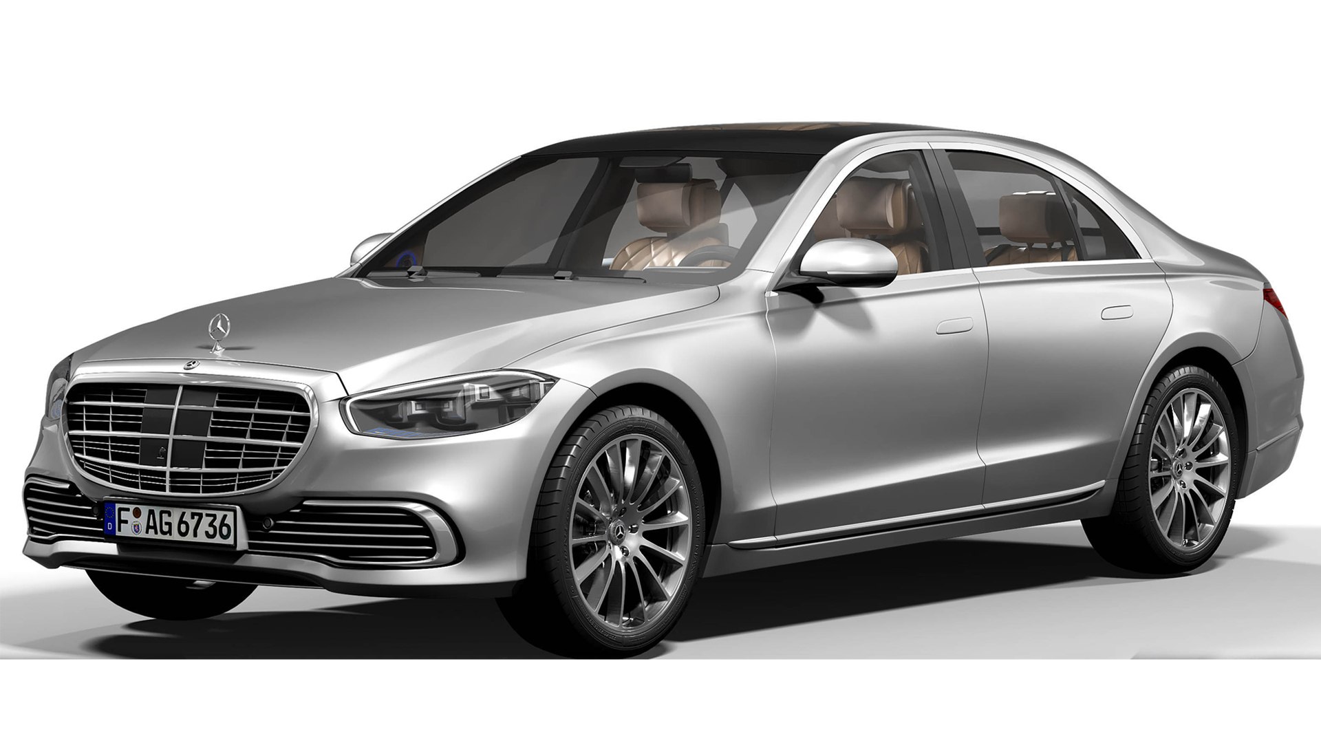 Benz S400d 2021 3D Model - TurboSquid 1783326