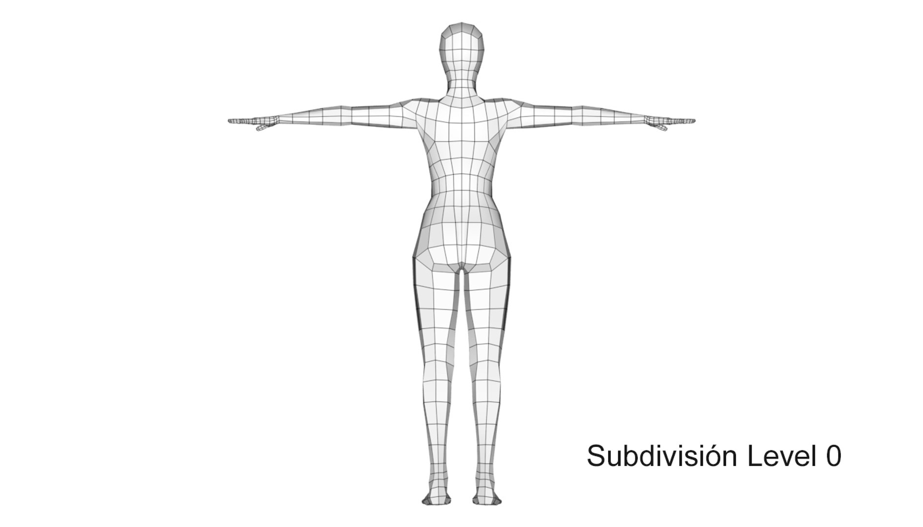 Base Mesh Female Model - TurboSquid 1338118