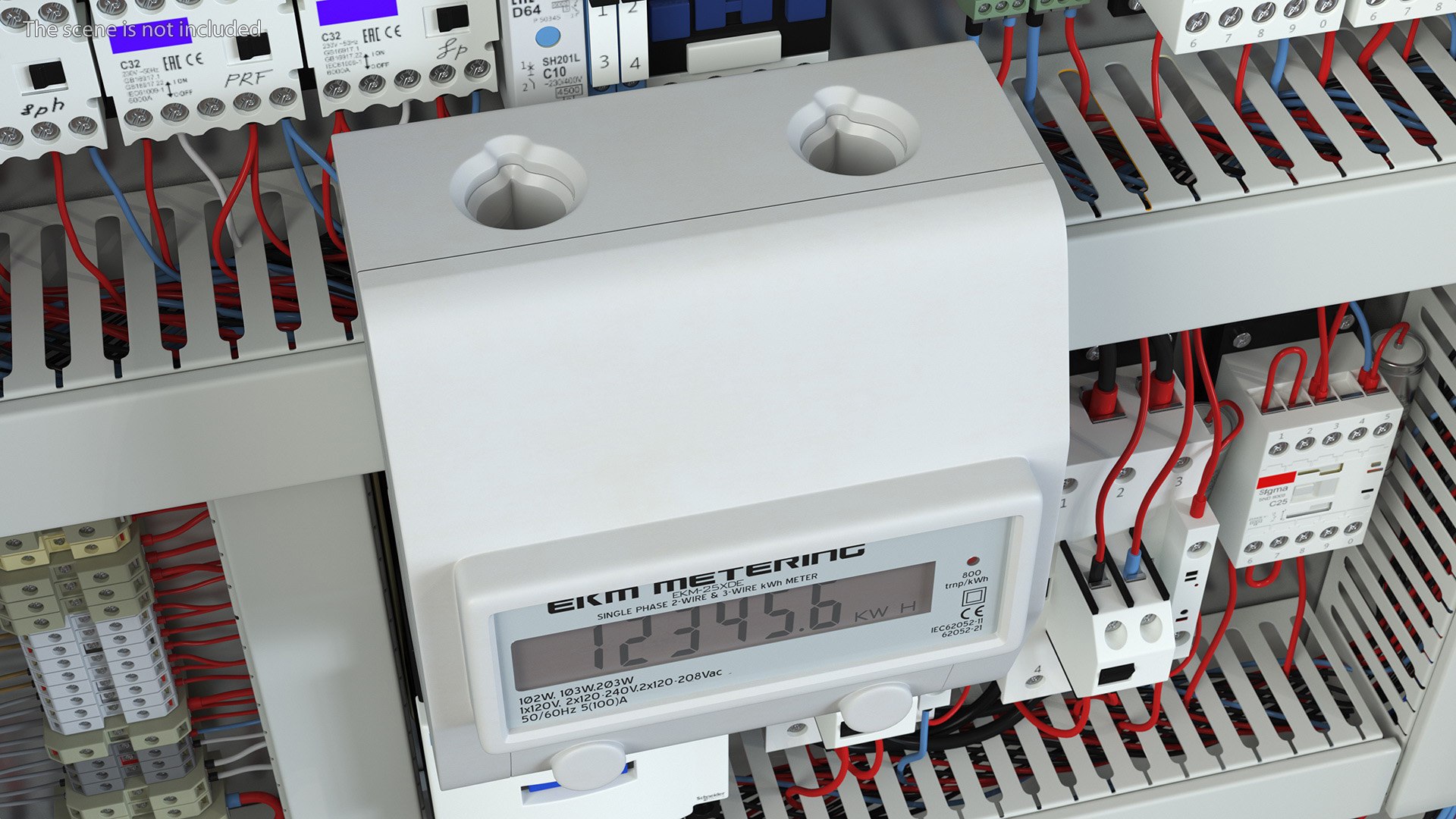 3D Model EKM Metering Electricity Meter - TurboSquid 2052599