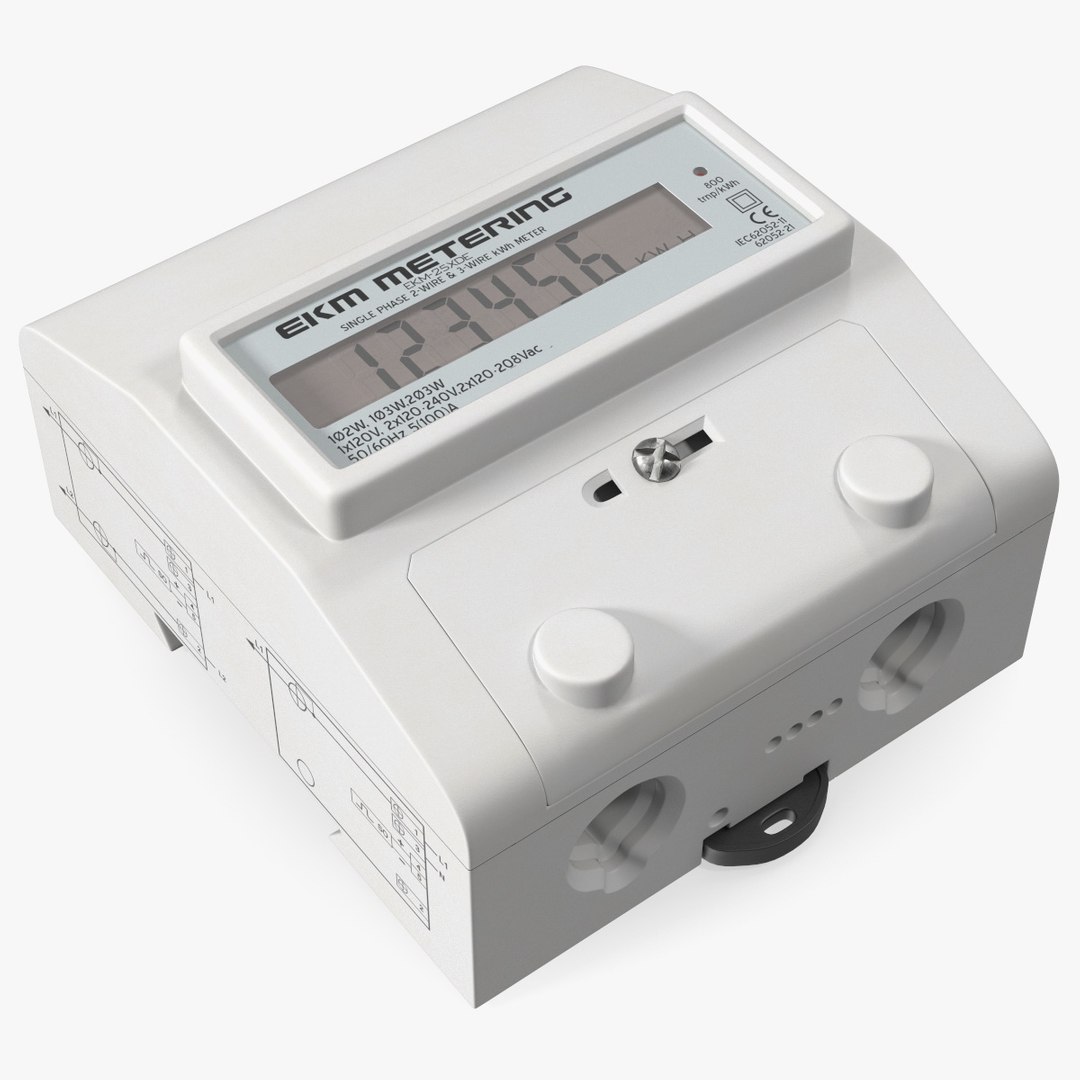 3D model EKM Metering Electricity Meter - TurboSquid 2052599