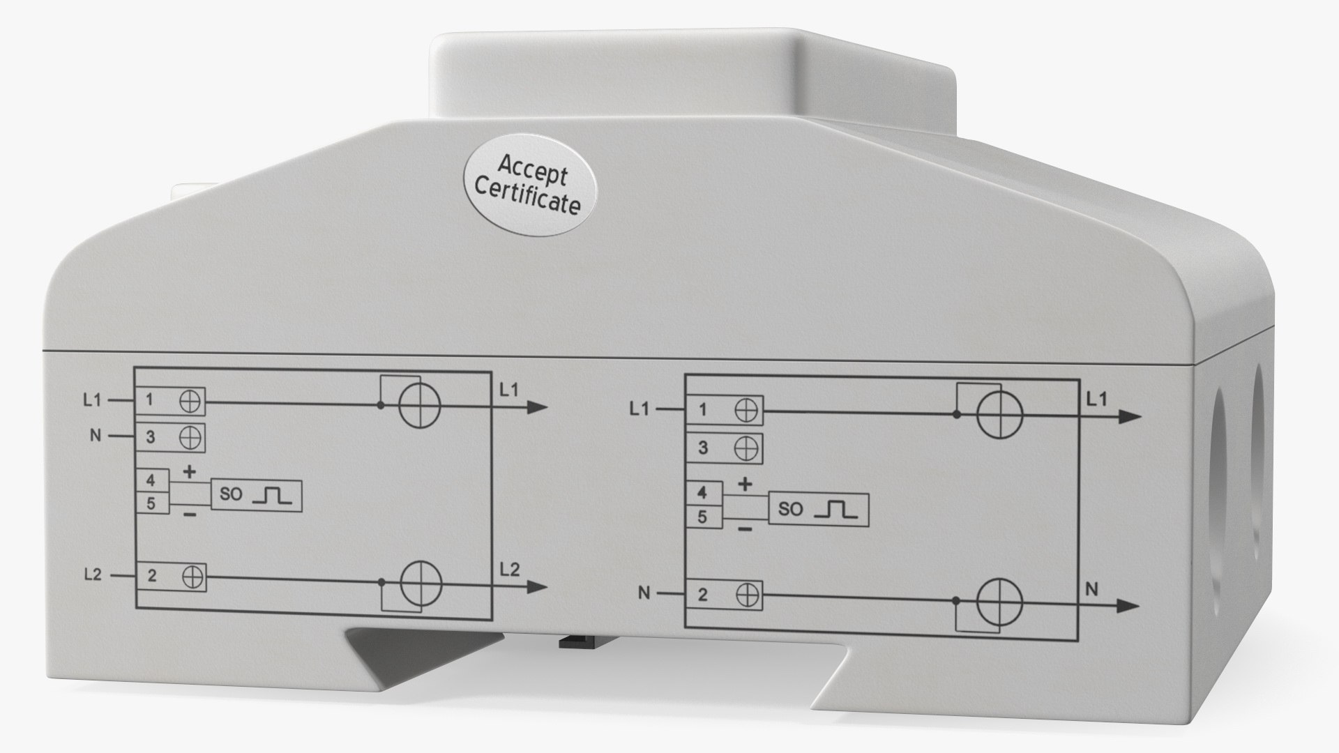 3D Model EKM Metering Electricity Meter - TurboSquid 2052599
