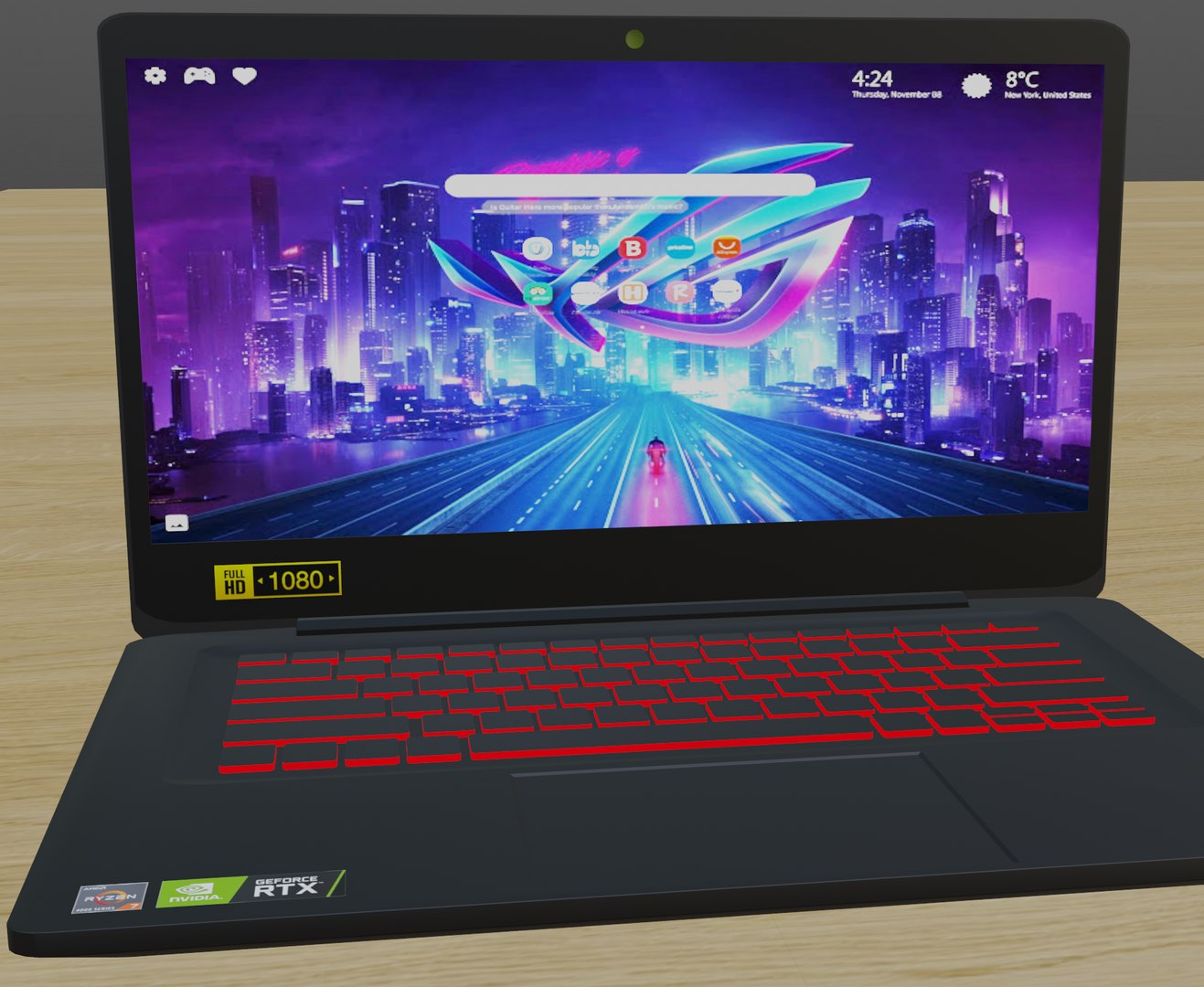 3D ASUS Laptop Model - TurboSquid 2274521