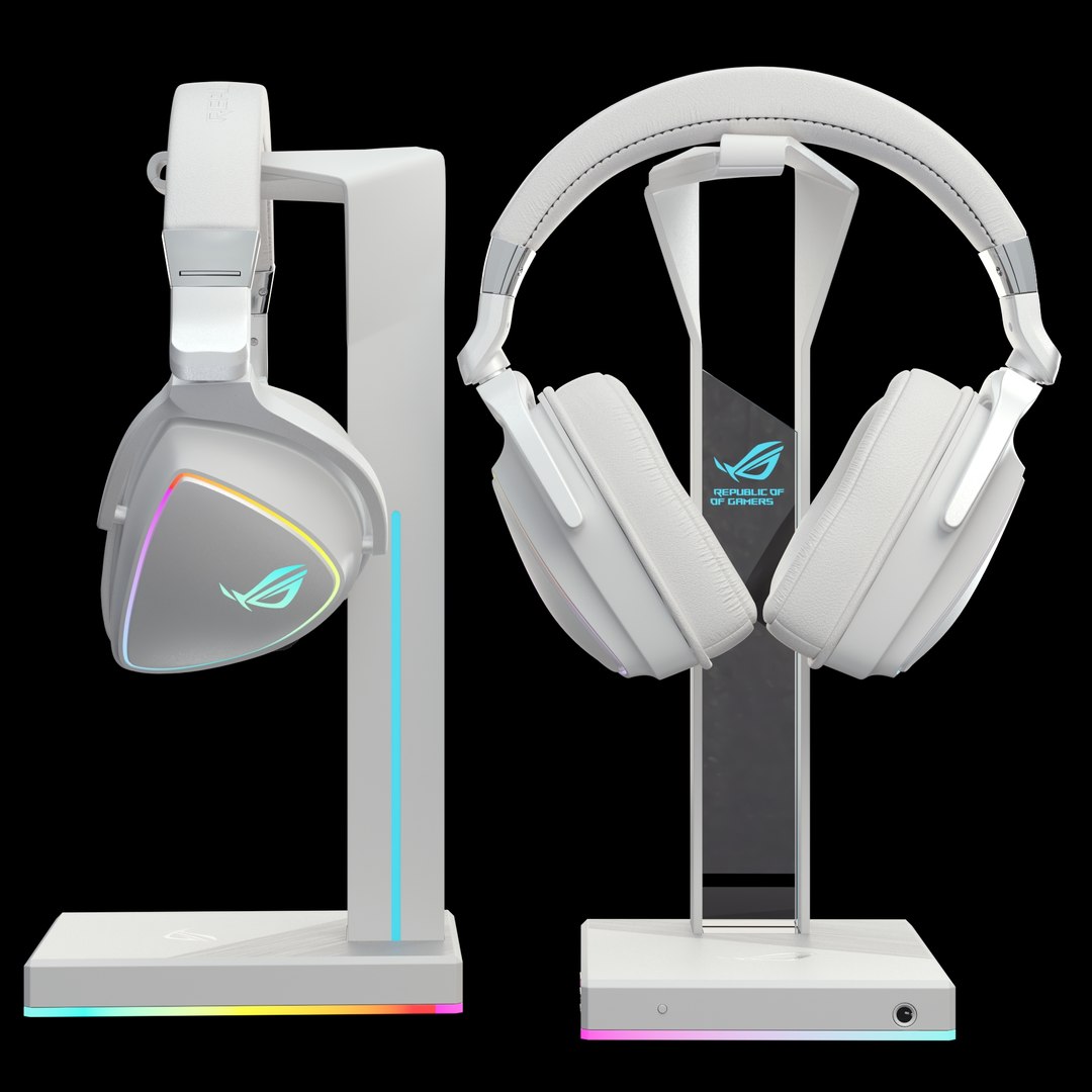 3D Asus ROG Delta White - TurboSquid 1958248