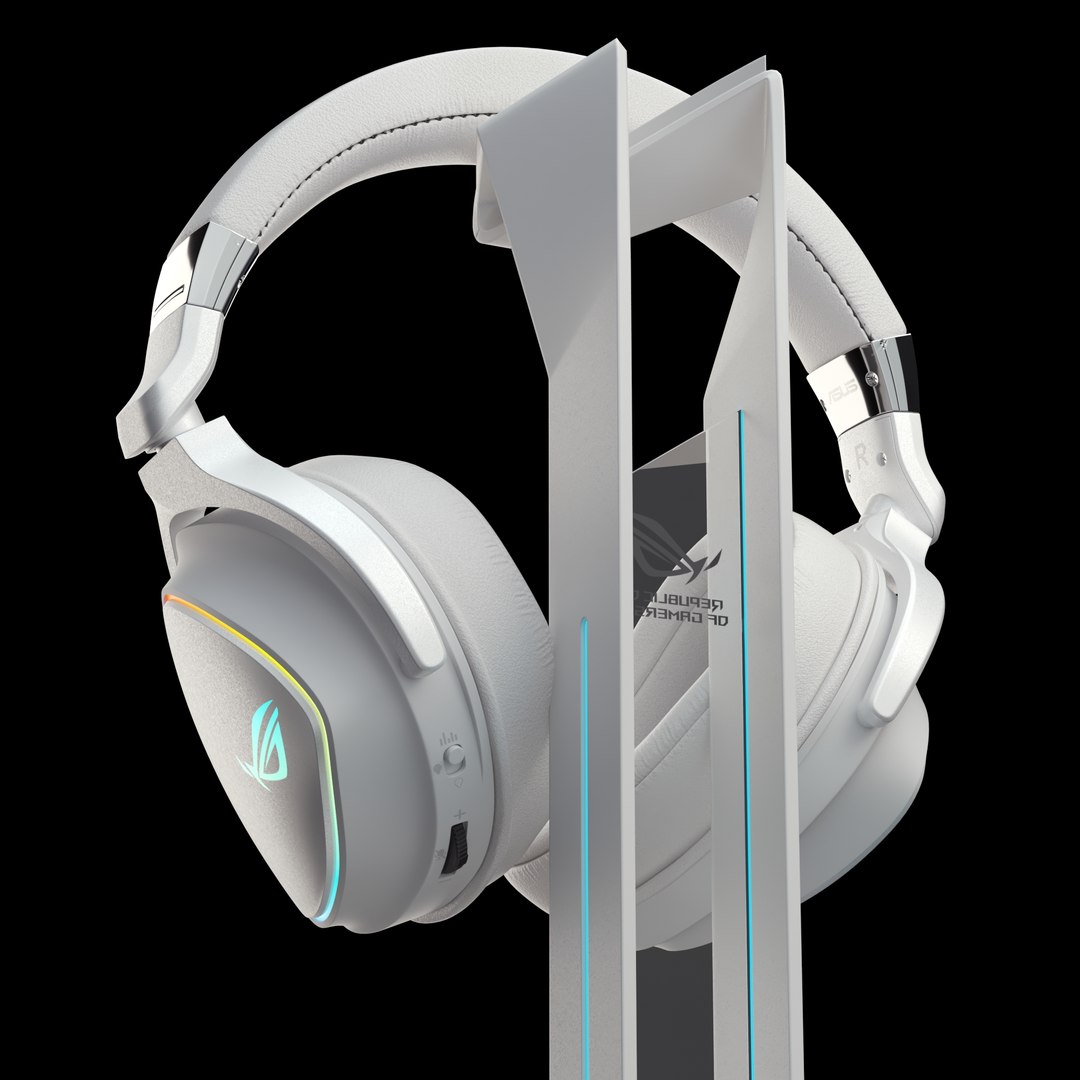 3D Asus ROG Delta White - TurboSquid 1958248