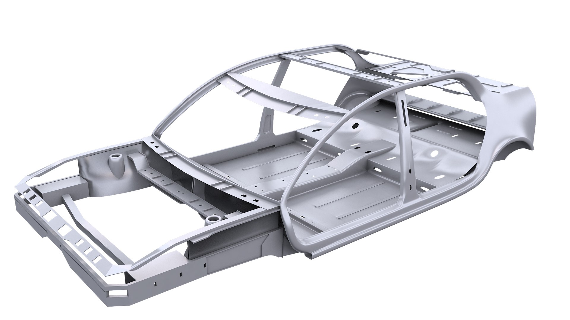 Car Frame 3D Model - TurboSquid 1711737
