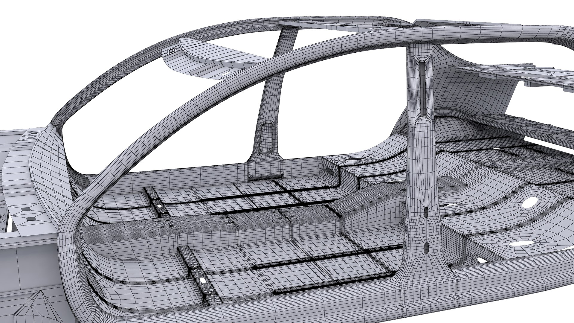 Car Frame 3D Model - TurboSquid 1711737