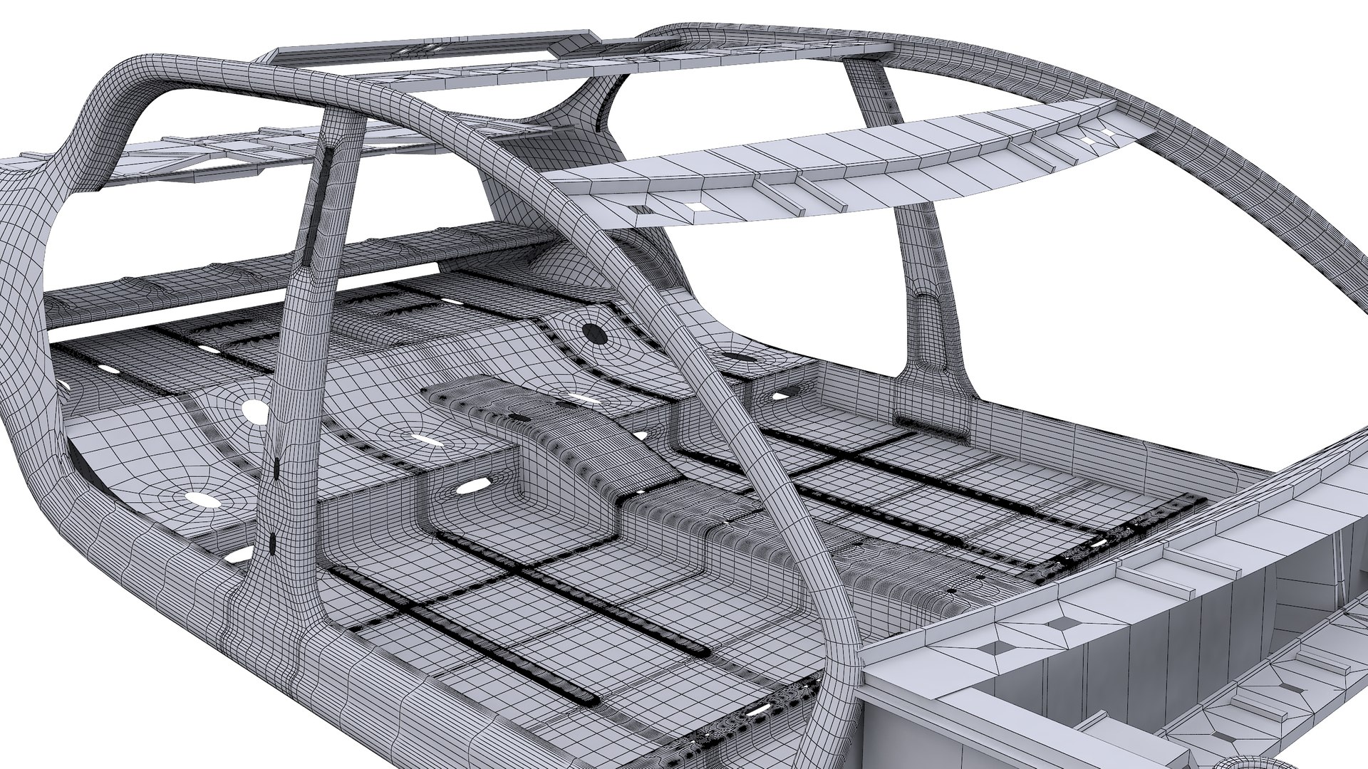 Car Frame 3D Model - TurboSquid 1711737