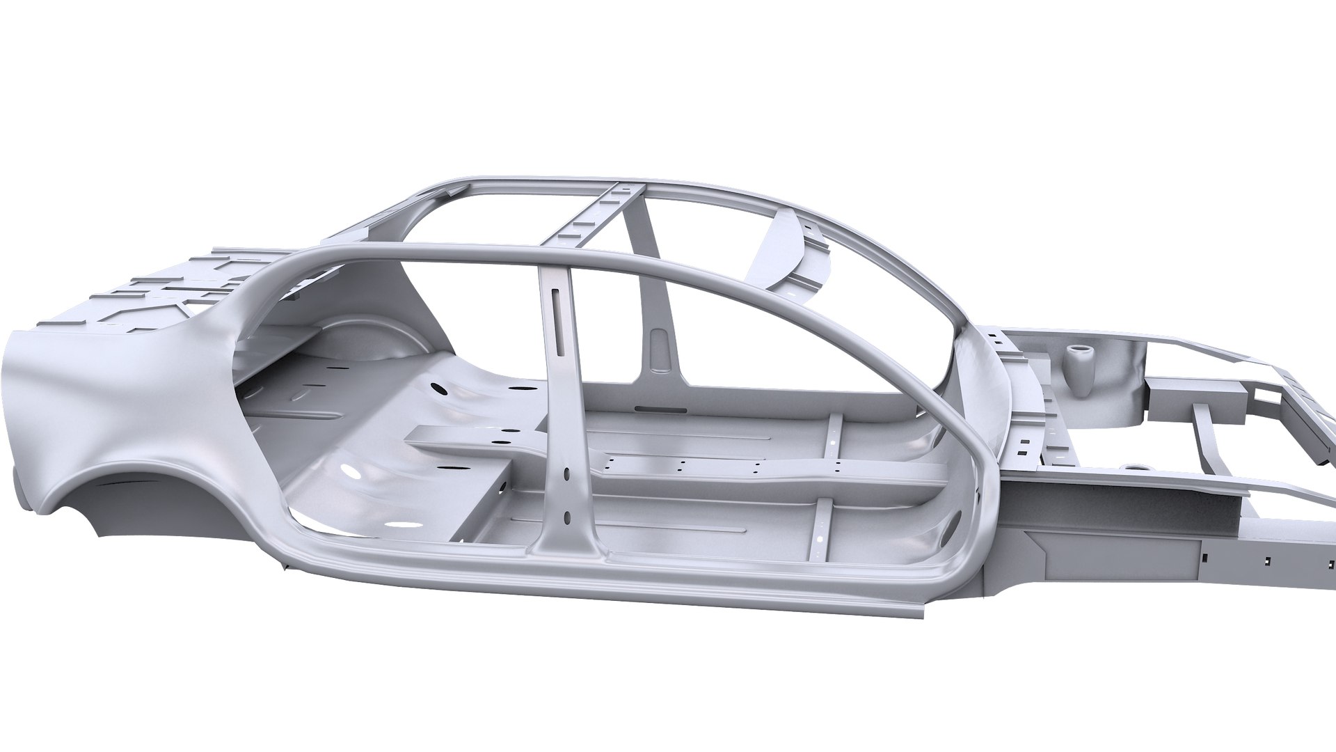 Car Frame 3D Model - TurboSquid 1711737