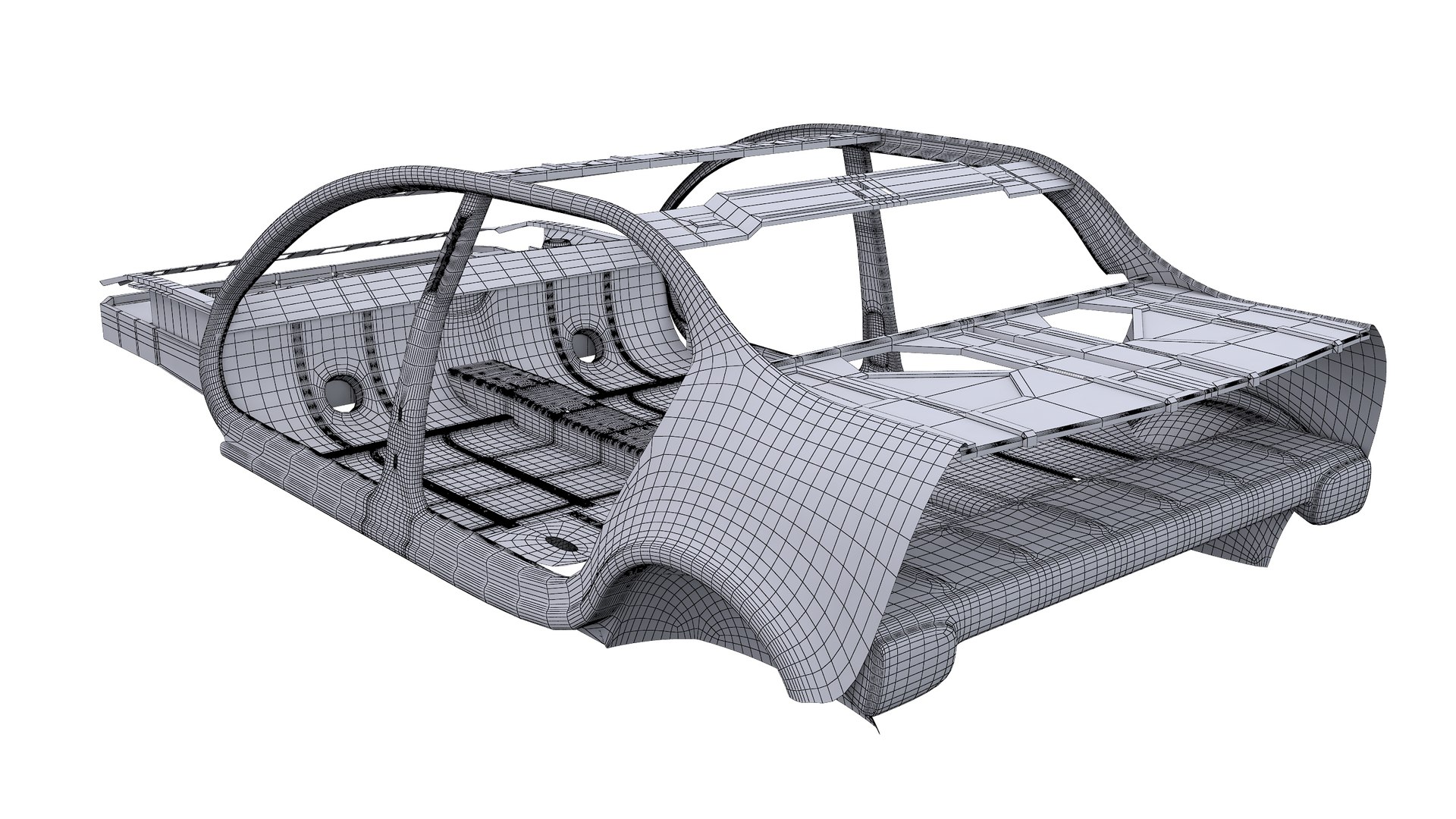 Car Frame 3D Model - TurboSquid 1711737