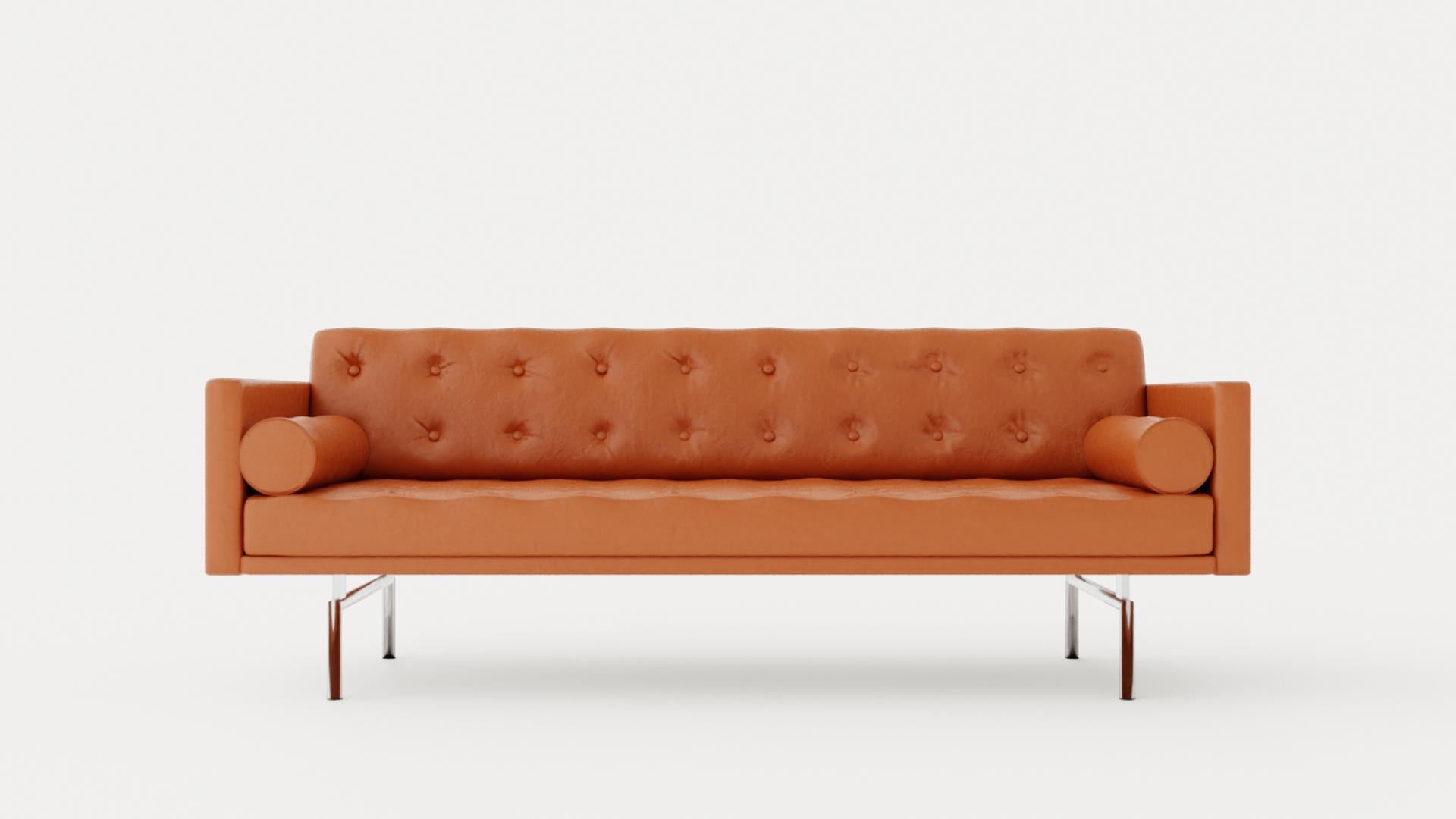Ritzy Sofa Dakota Leather Cognac 3D - TurboSquid 2250100
