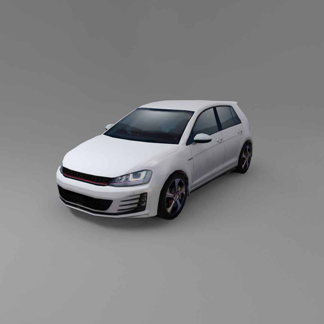 3d Sport Hatchback Model