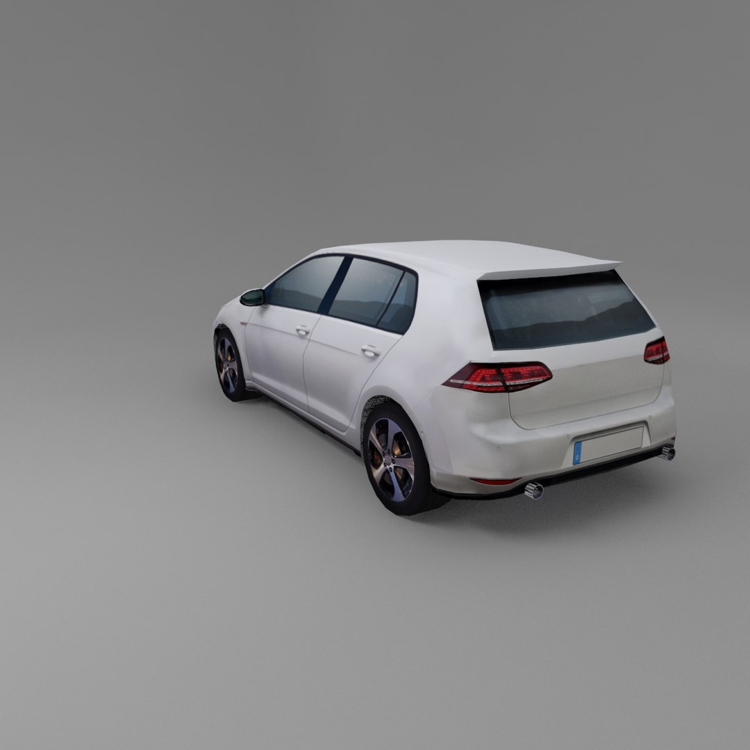 3d Sport Hatchback Model