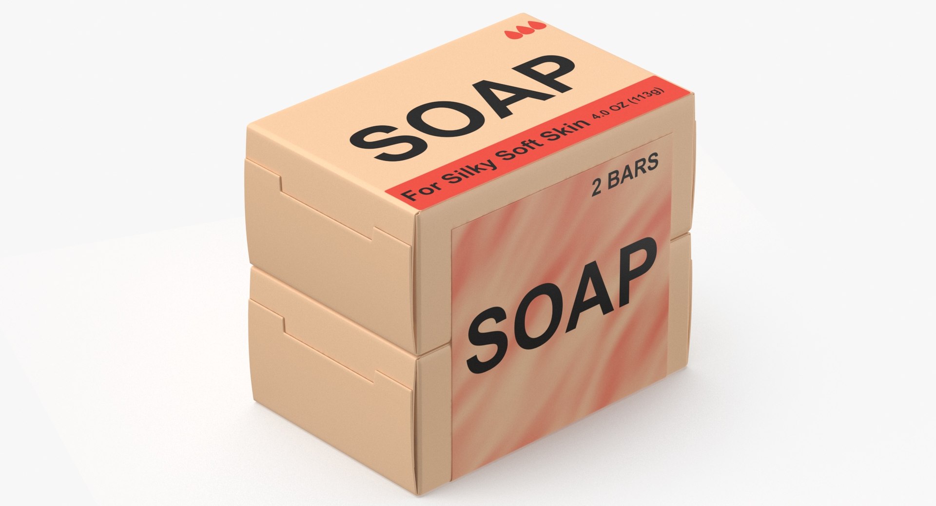 Bath Soap Double Blank And Generic Label 3D Model - TurboSquid 2002673