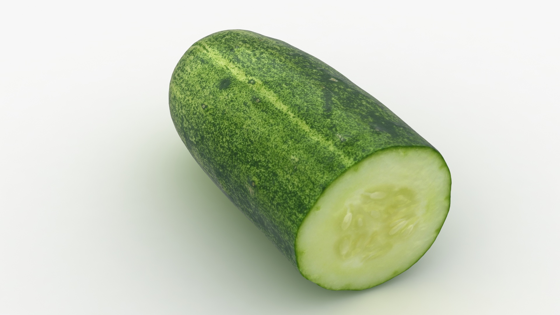 3D Half Cucumber Model - TurboSquid 1692971