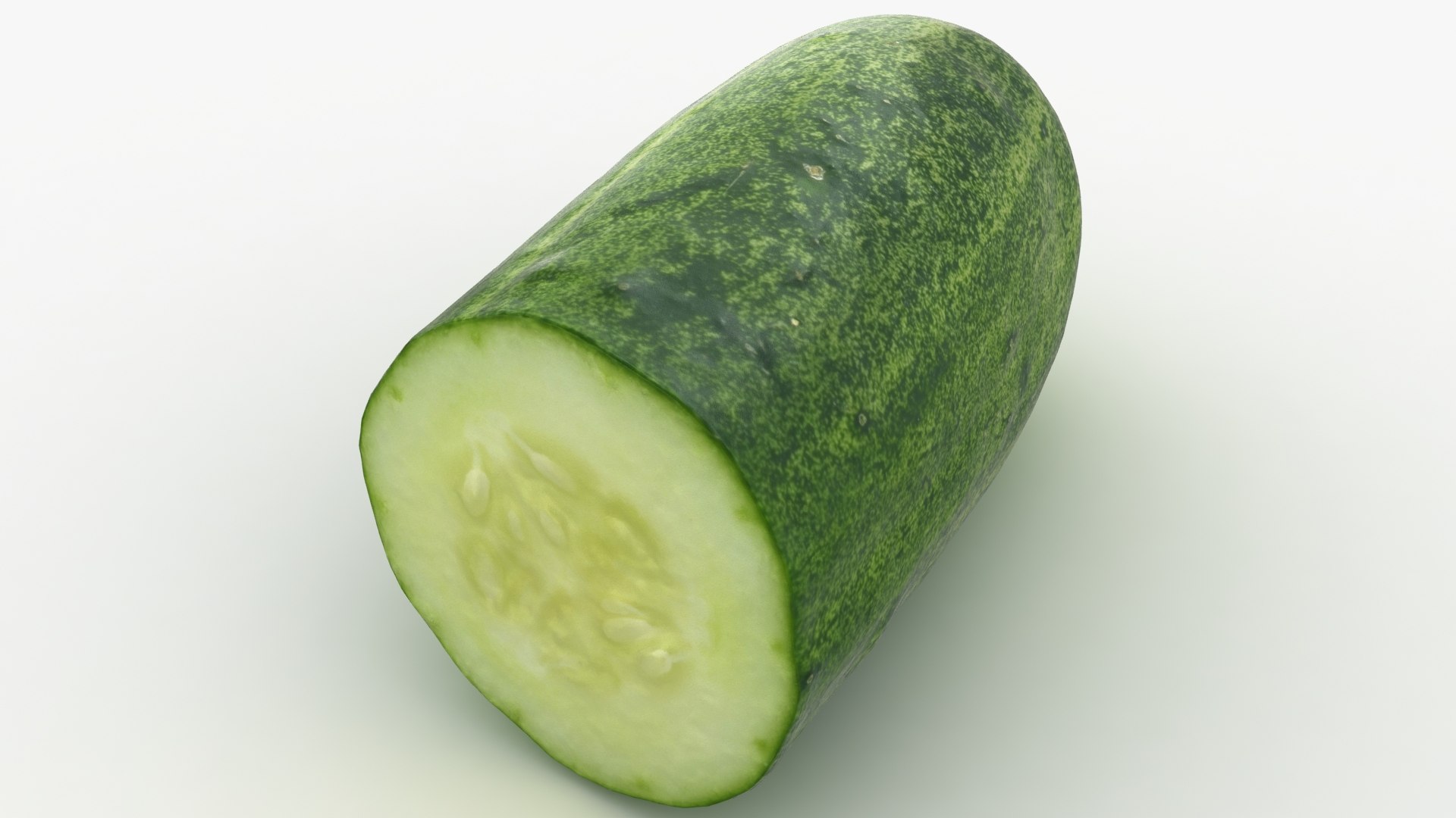 3D Half Cucumber Model - TurboSquid 1692971