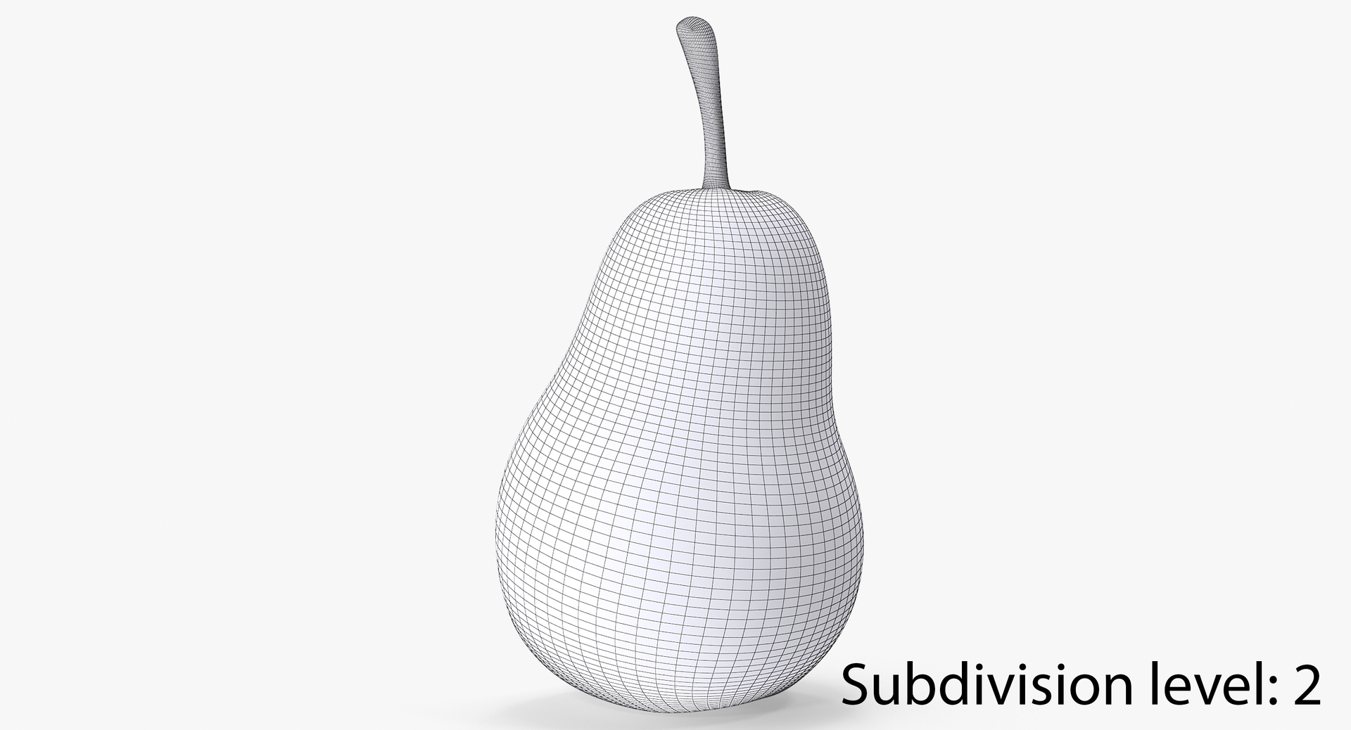 3D pear red 01 - TurboSquid 1402585