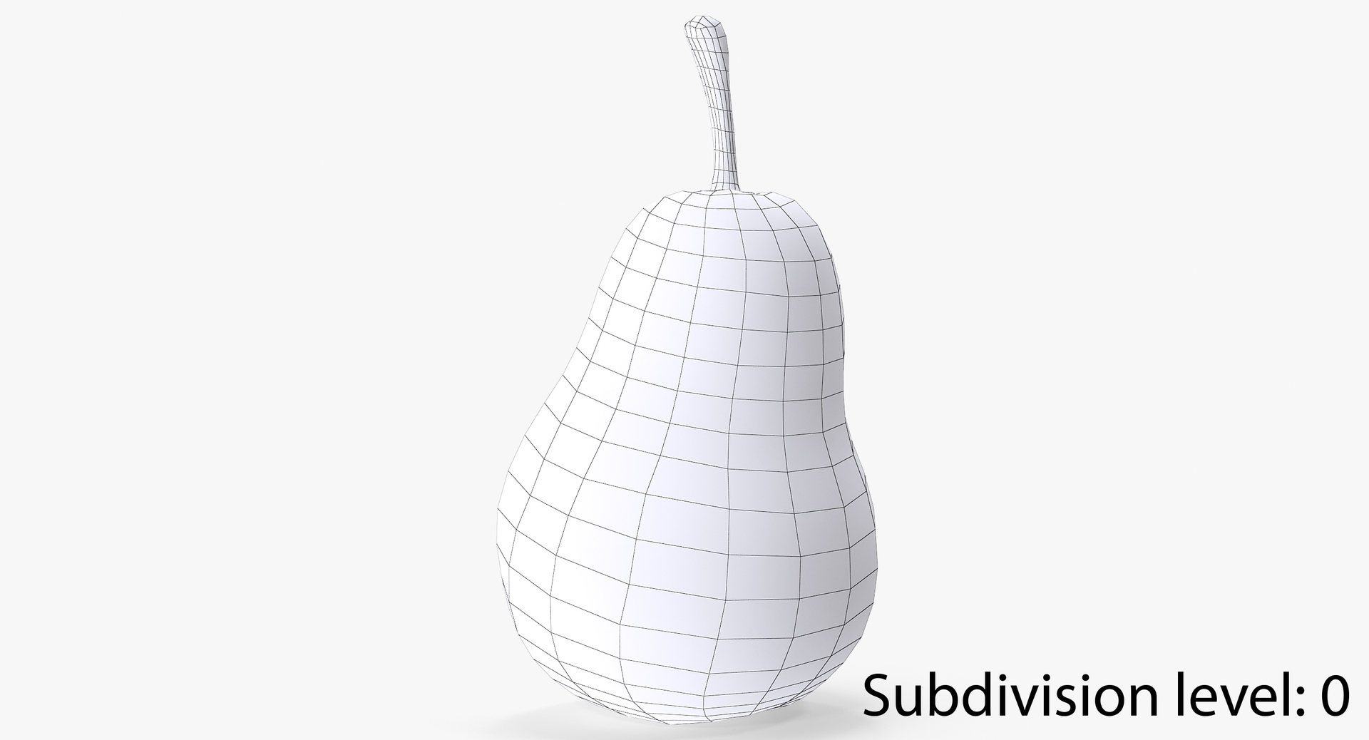 3D pear red 01 - TurboSquid 1402585