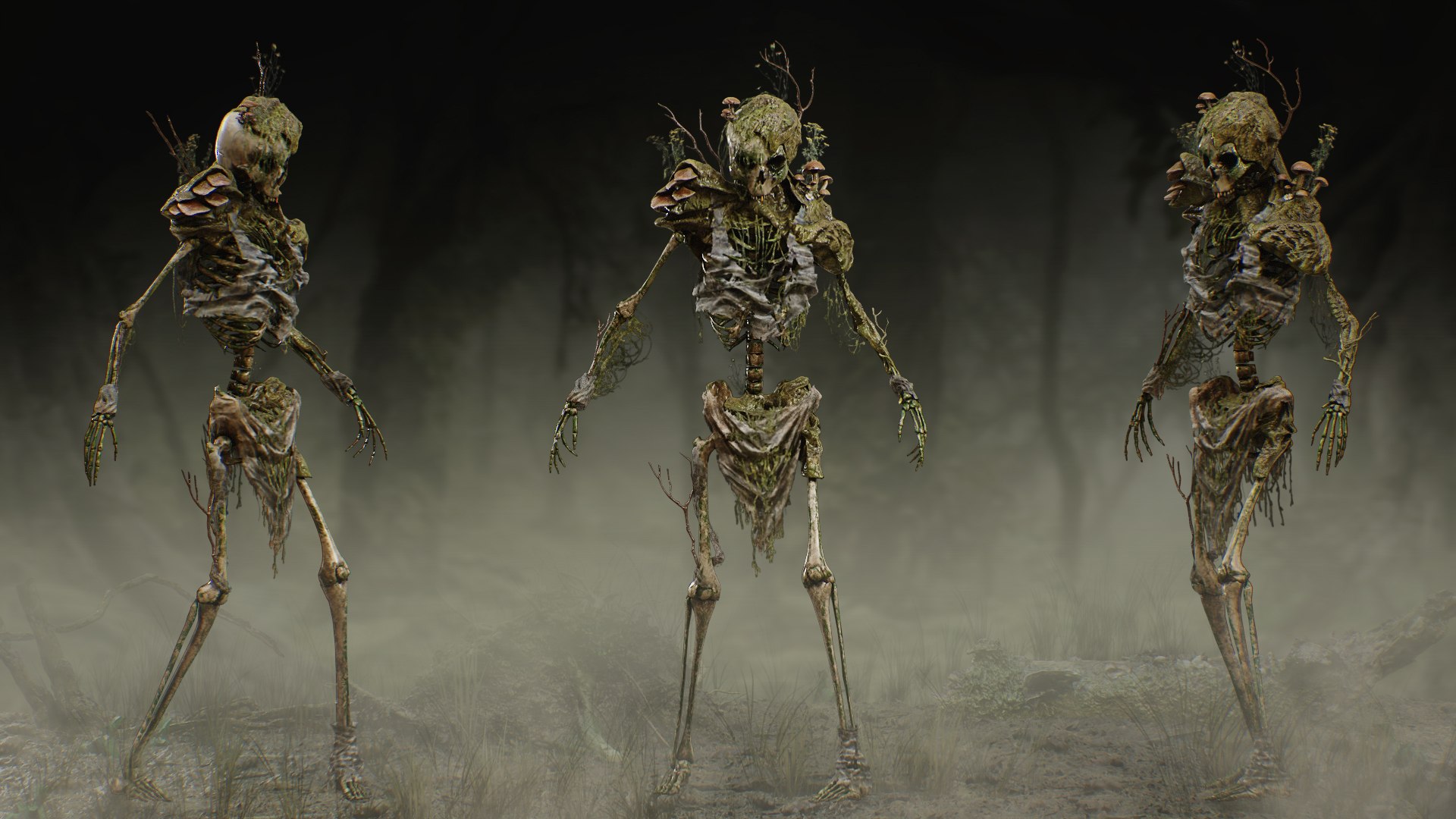 3D Model Drowned Bones Of The Damned - TurboSquid 2380329