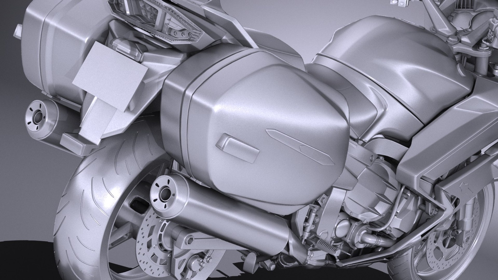 3d Yamaha Fjr1300 2017