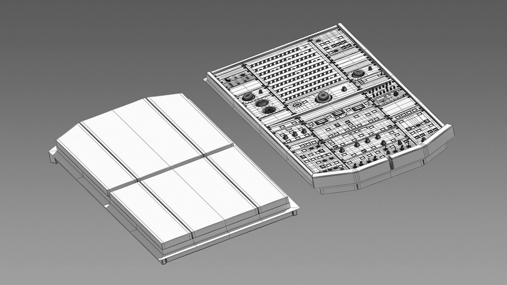 A319 A320 A321 Overhead Panel 3D - TurboSquid 2234759