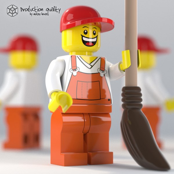 maya lego garbage guy figure