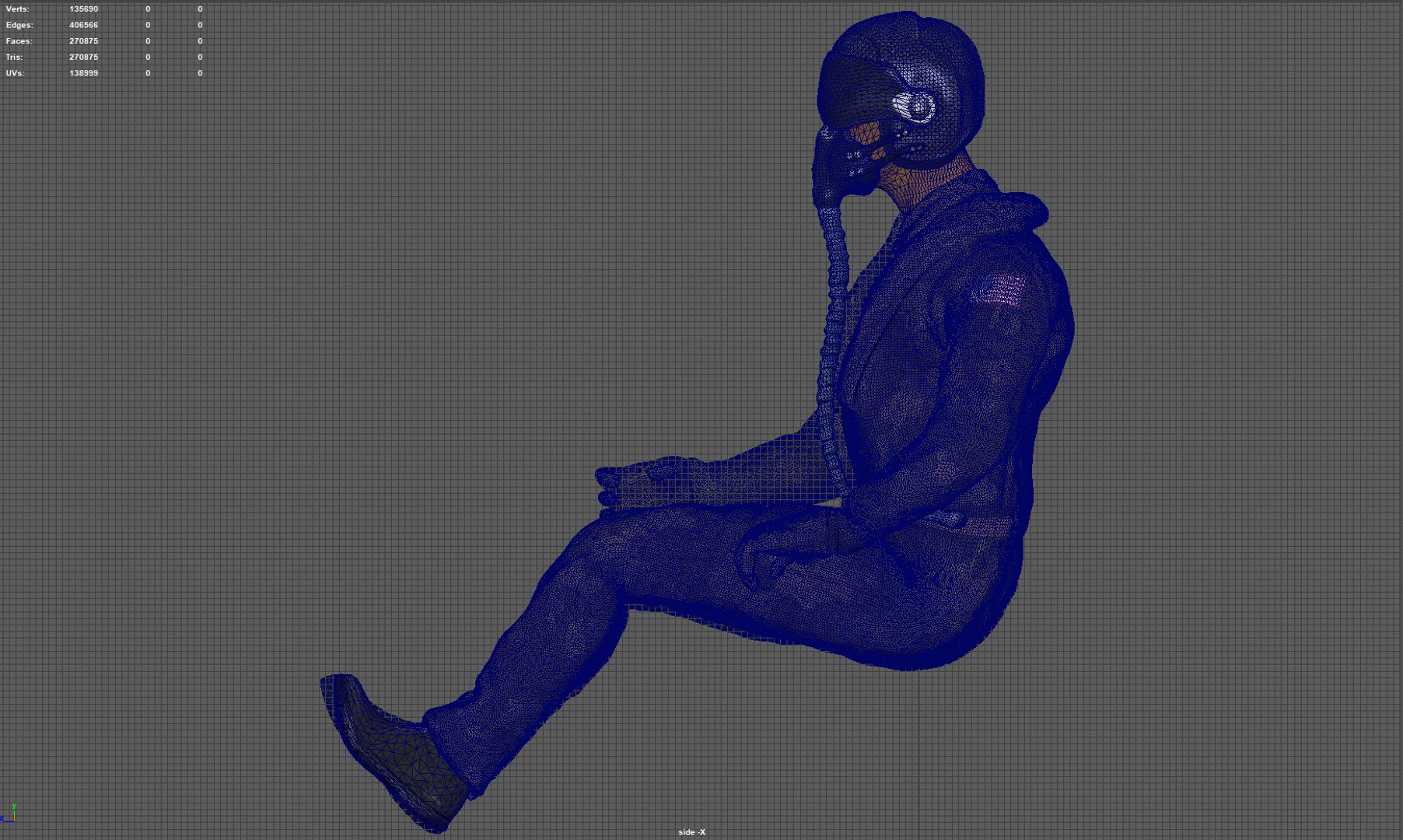 Pilot Sitting Pose - Model - TurboSquid 1568243
