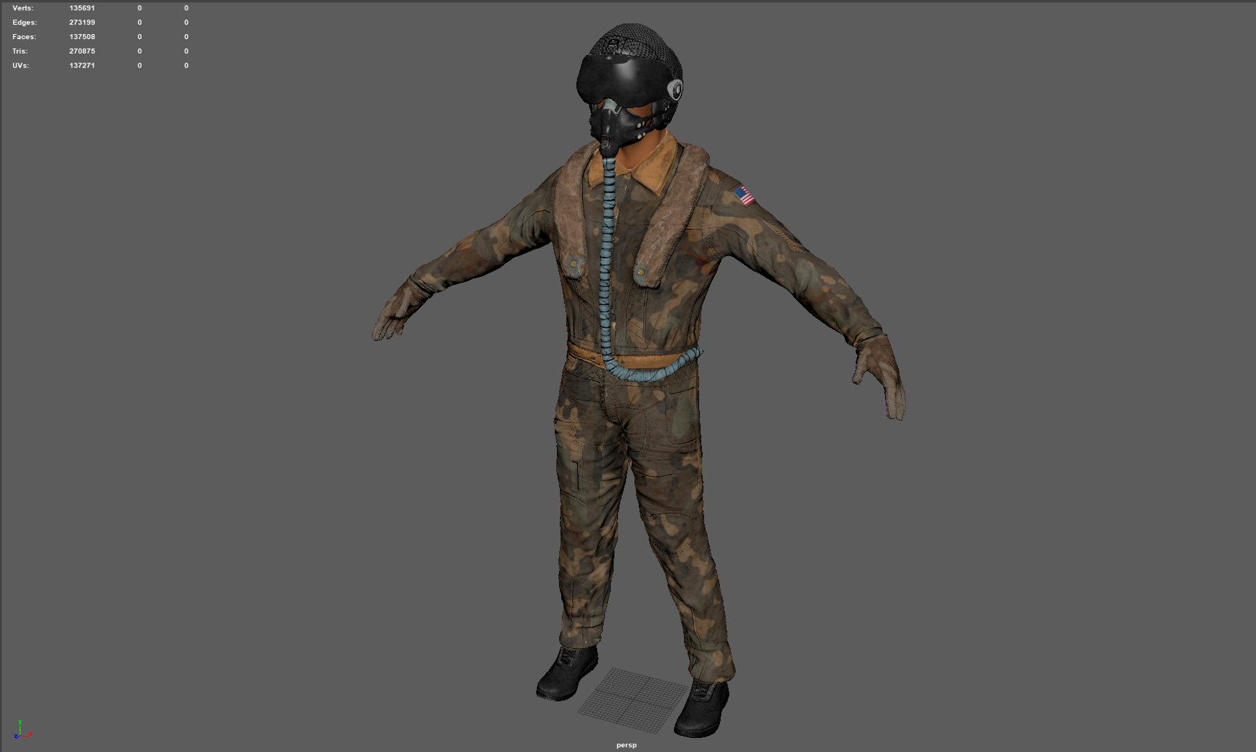 Pilot Sitting Pose - Model - TurboSquid 1568243