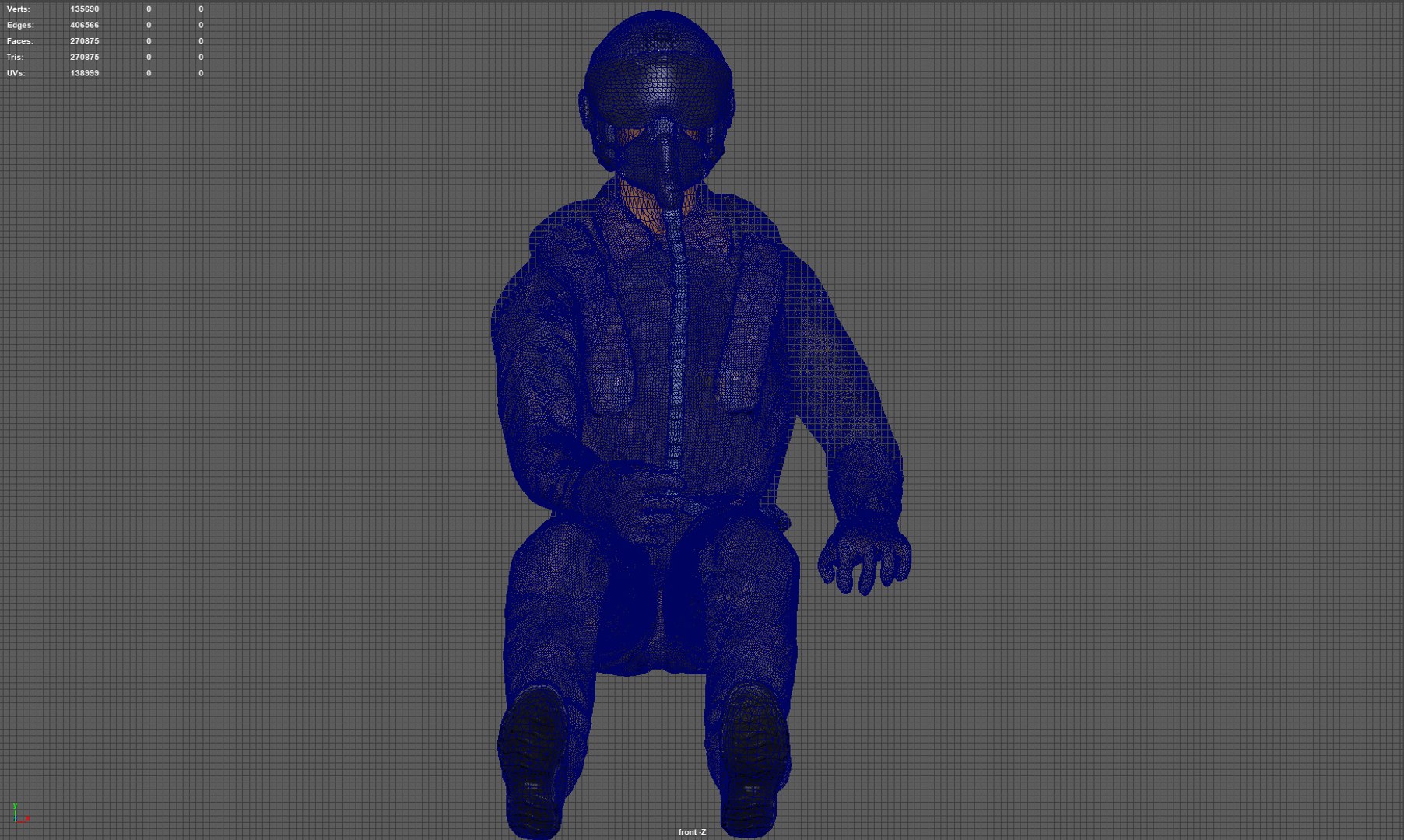 Pilot Sitting Pose - Model - TurboSquid 1568243