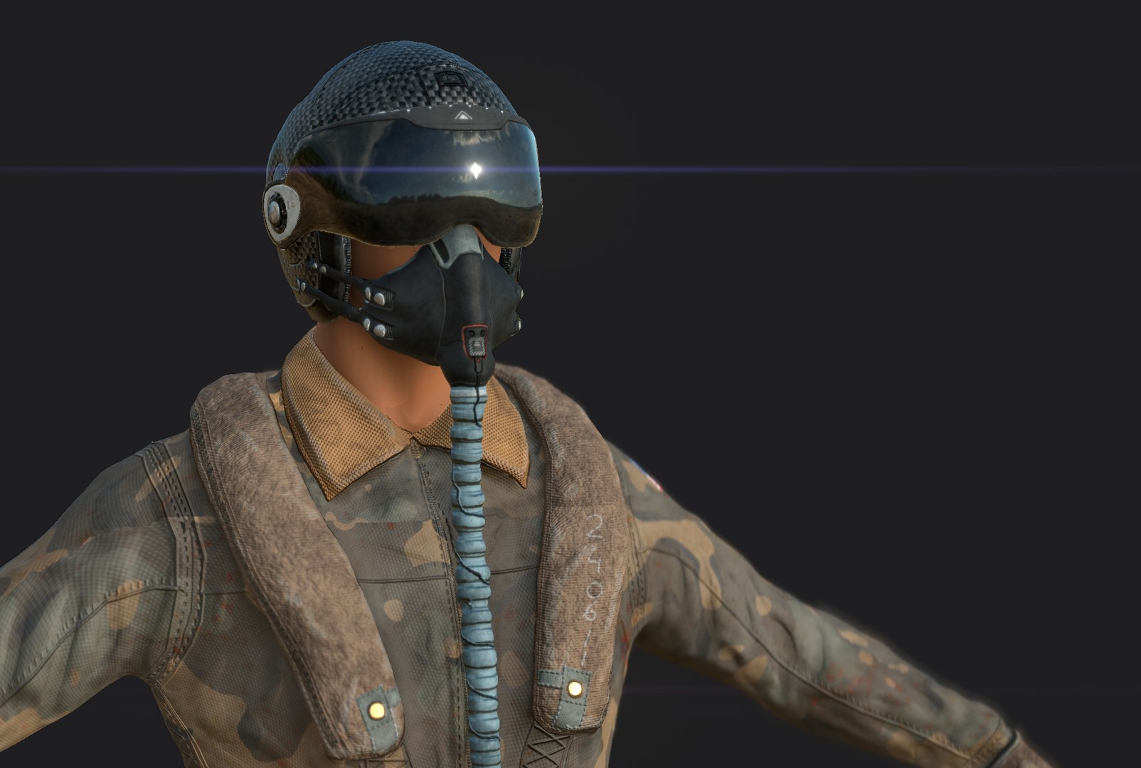 Pilot Sitting Pose - Model - TurboSquid 1568243