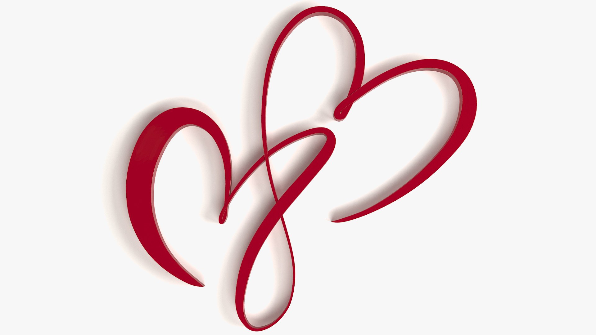 3D Symbol Heart - TurboSquid 1854581