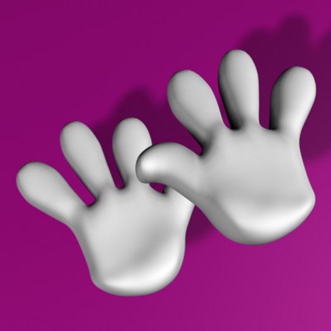 toon hand 3d max