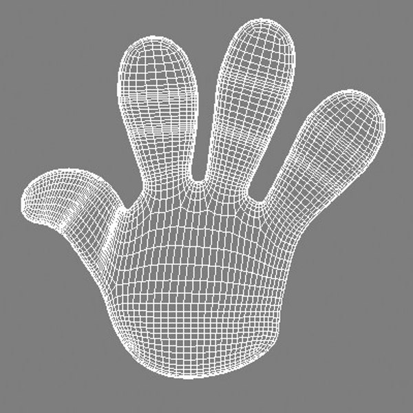 toon hand 3d max