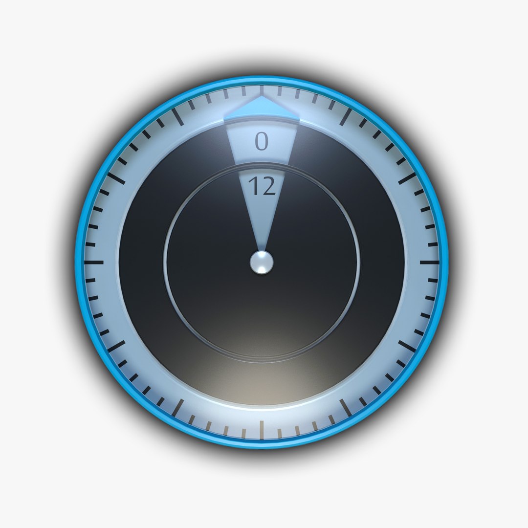 Analog-Digital Clock with Cover model - TurboSquid 1983357