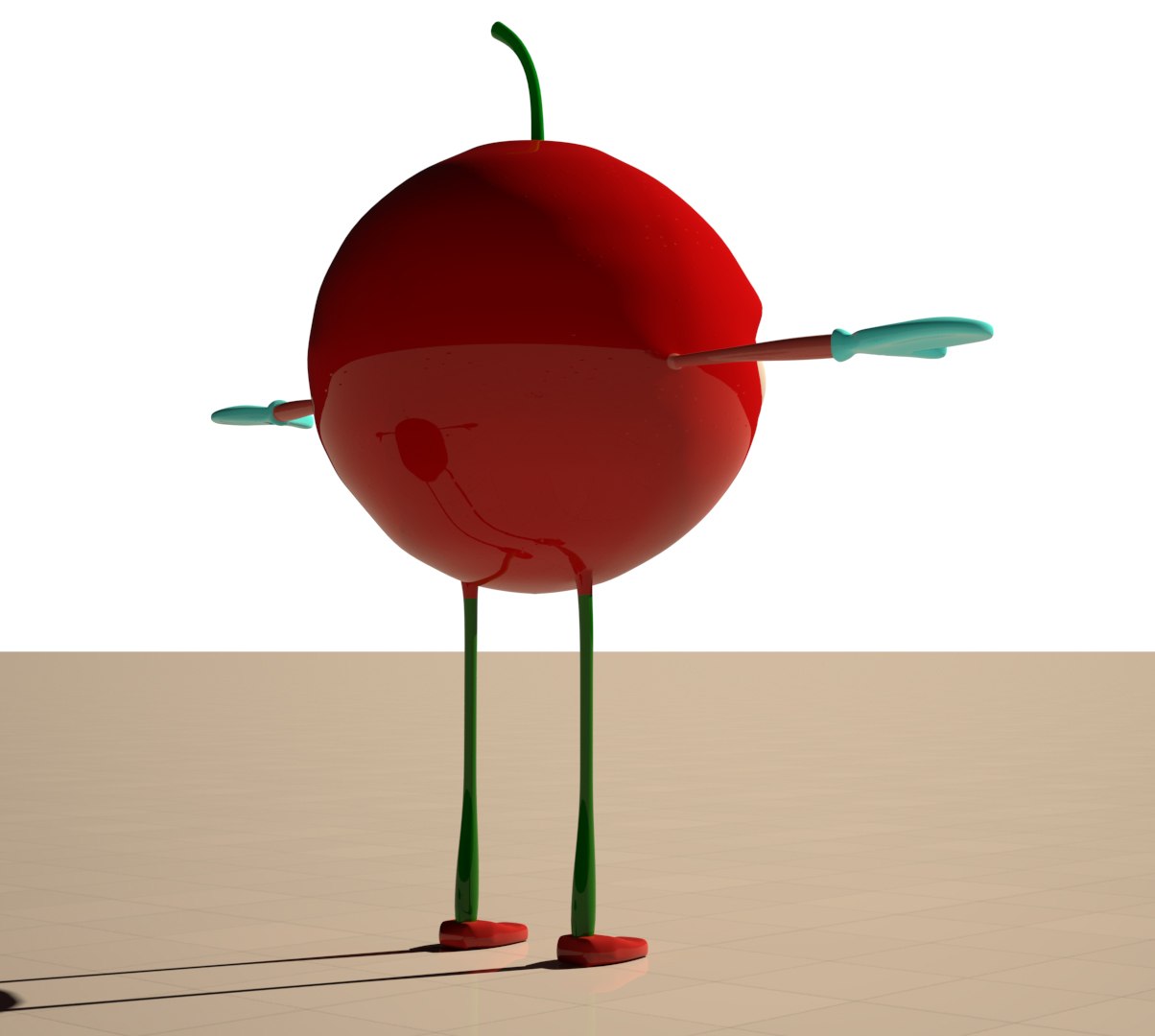 3D Cherry Cartoon - TurboSquid 1556184