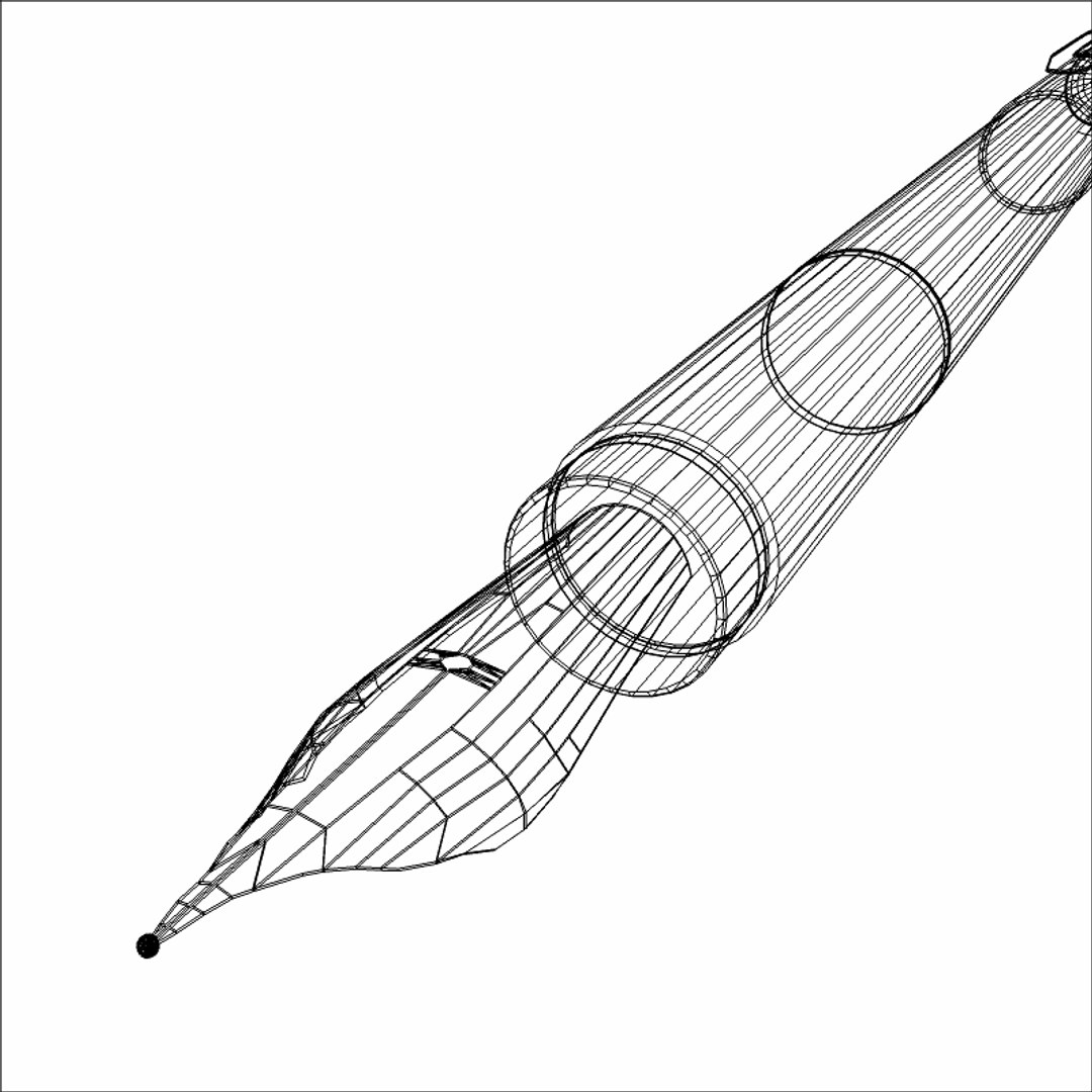 Realistic Pen 3d 3ds