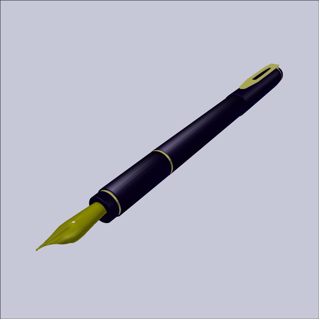 Realistic Pen 3d 3ds