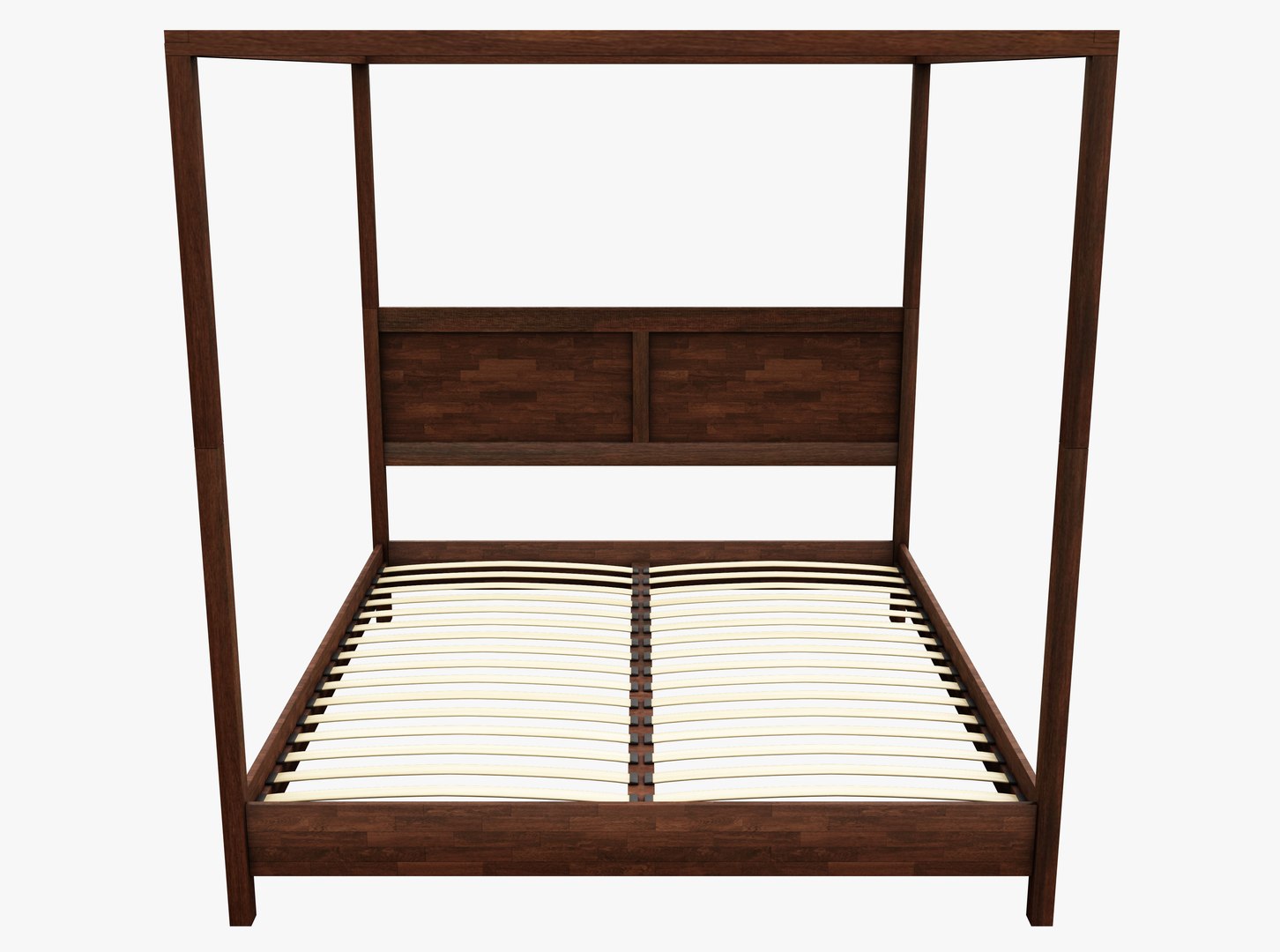 3D Bed Frame Model - TurboSquid 1819519