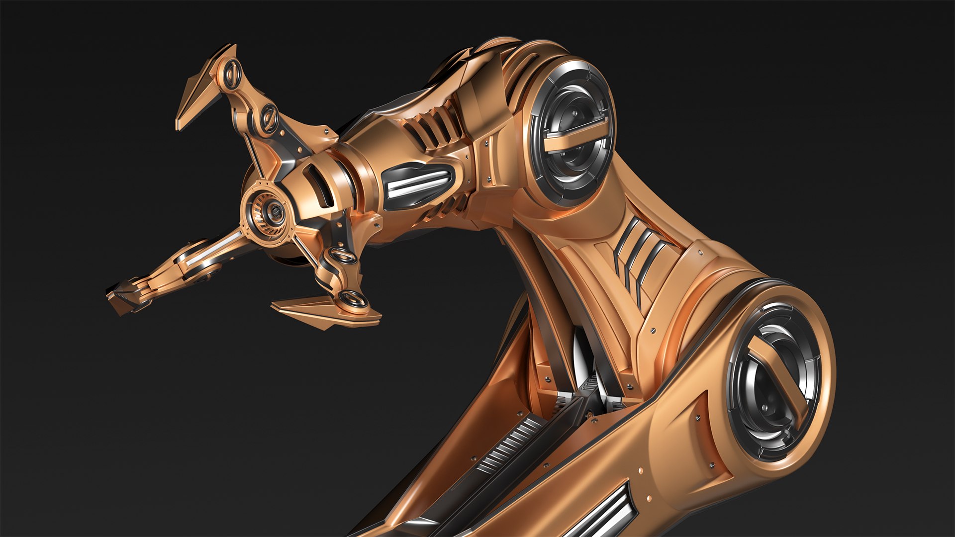 ROBOTIC ARM 5 Rigged And Animated 3D Model - TurboSquid 1759599