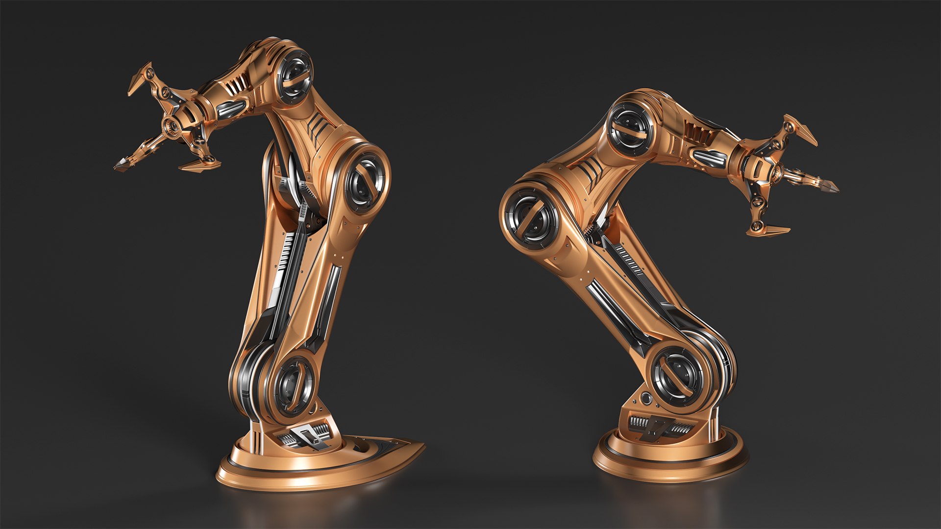 ROBOTIC ARM 5 Rigged And Animated 3D Model - TurboSquid 1759599