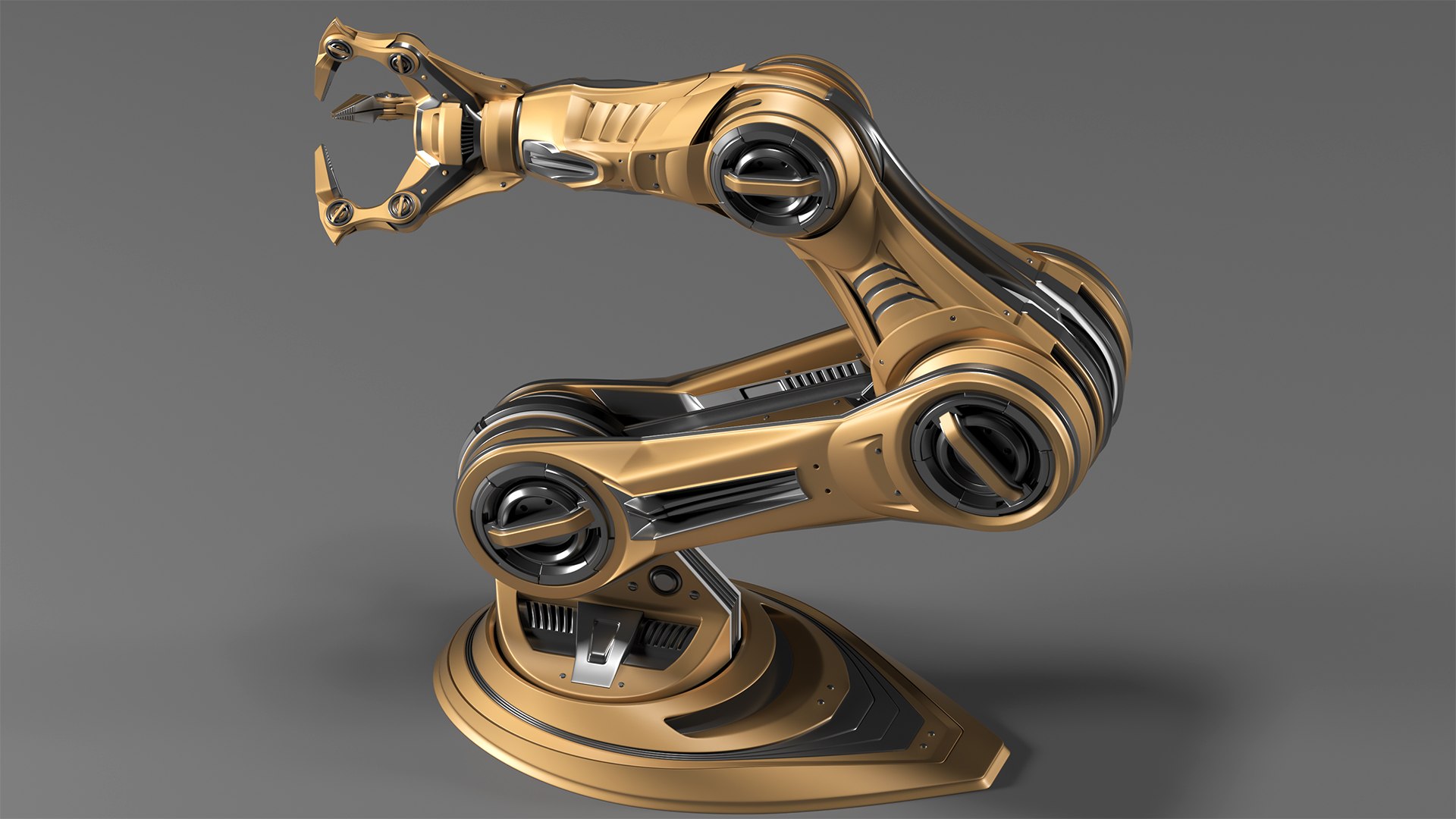 ROBOTIC ARM 5 Rigged and Animated 3D model - TurboSquid 1759599