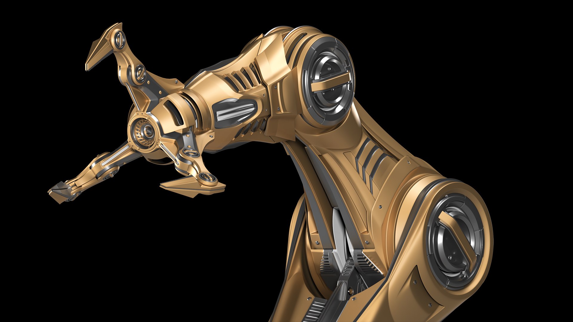 ROBOTIC ARM 5 Rigged And Animated 3D Model - TurboSquid 1759599