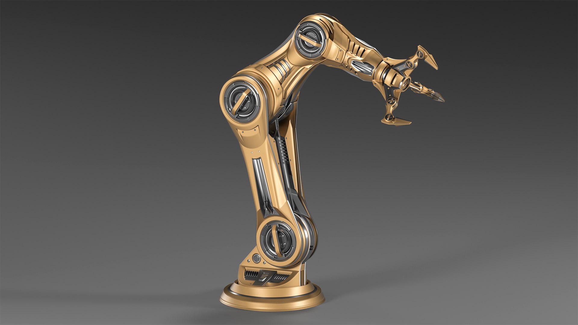 ROBOTIC ARM 5 Rigged And Animated 3D Model - TurboSquid 1759599