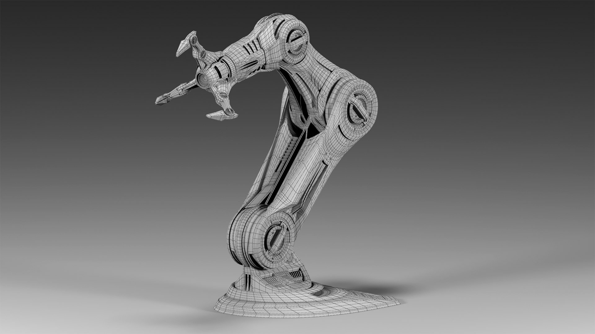 ROBOTIC ARM 5 Rigged And Animated 3D Model - TurboSquid 1759599