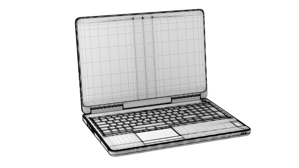 Laptop dell precision 3D model - TurboSquid 1678133